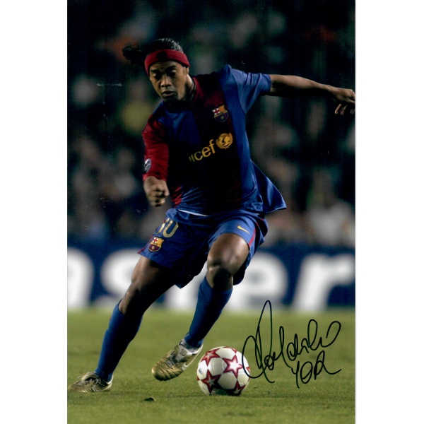 Ronaldinho Original Signed Photo – Denarius